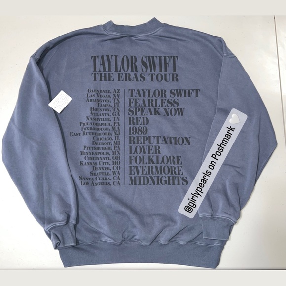 Taylor Swift | Sweaters | Taylor Swift Eras Tour Crewneck Sweatshirt ...